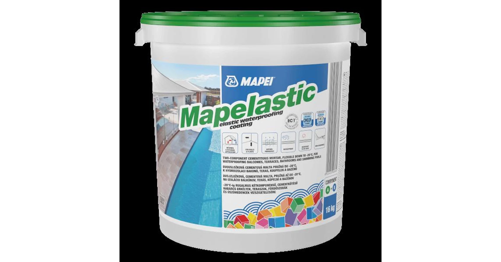 Mapei Mapelastic 2K vízszigetelés 16kg (A+B komponens) - Mapei - APRSHOP.HU